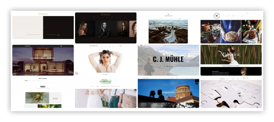 Beispiel-Websites und Templates für ein Foto-Portfolio - WebSite X5 ...